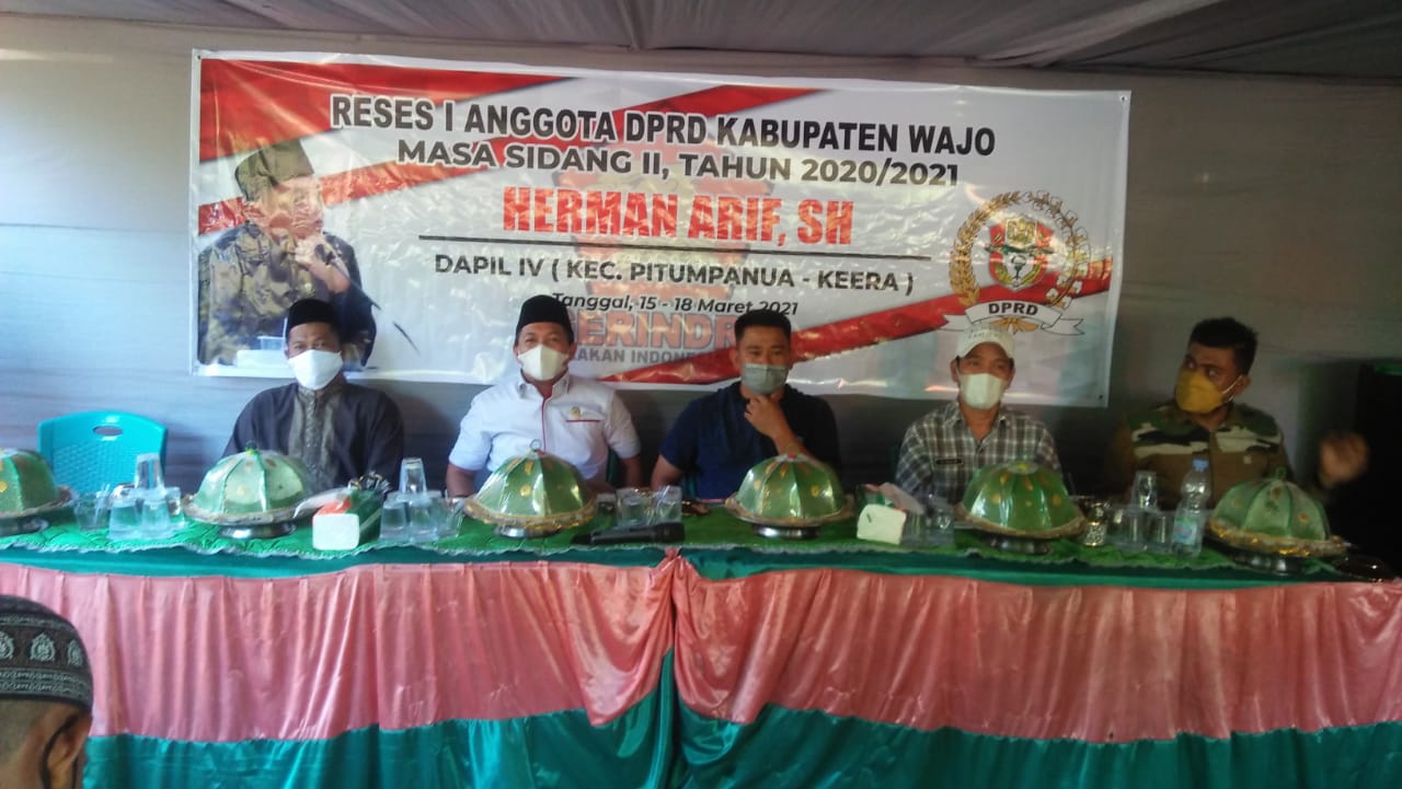 Herman Arif Legislator Fraksi Gerindra DPRD Wajo,Reses Resap Aspirasi ...